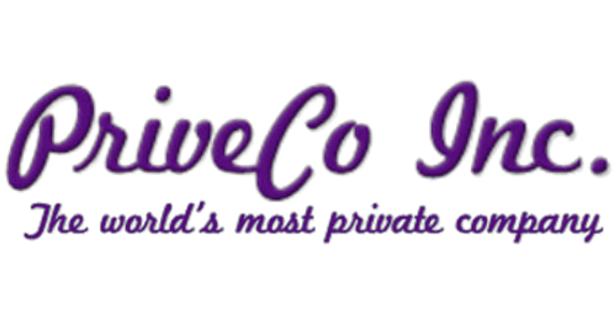 PriveCo.com Home Page of PriveCo Inc. The World's Most Private Company